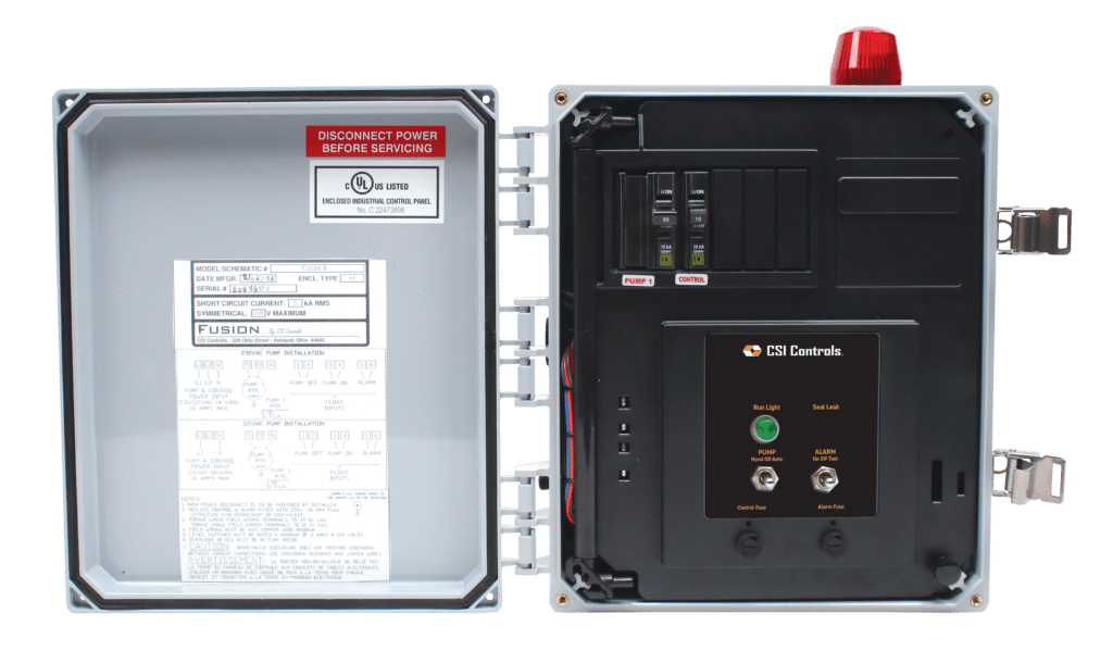 Fusion™ Single Phase Simplex Control Panel - CSI Controls