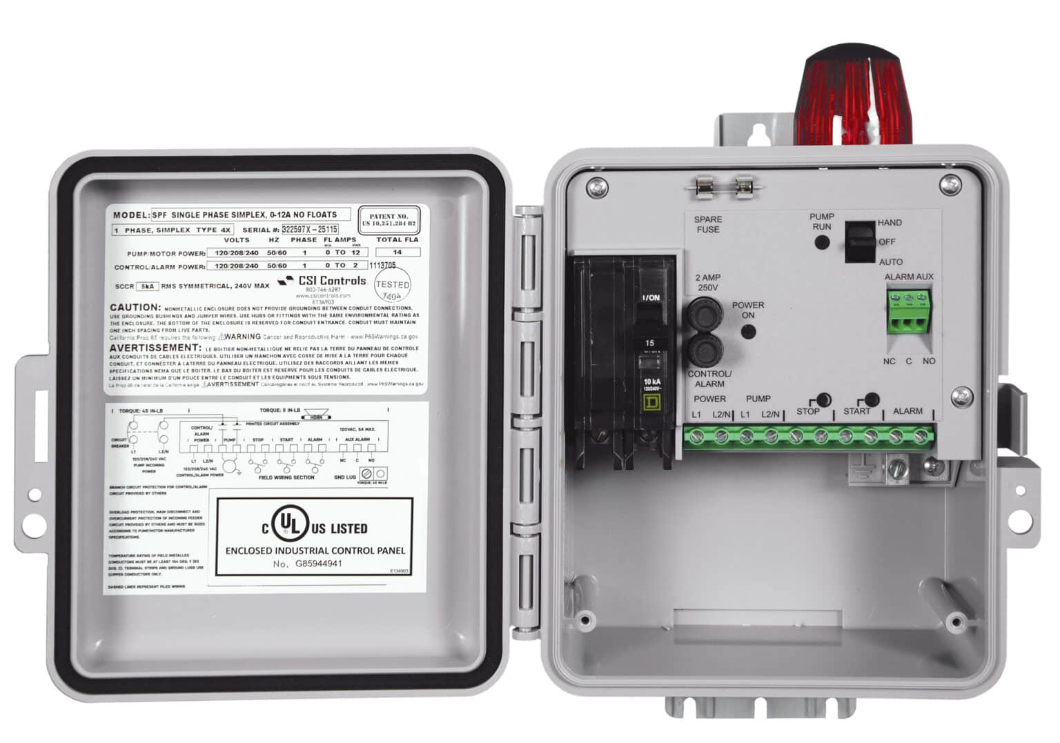 Standard Control Panels - CSI Controls